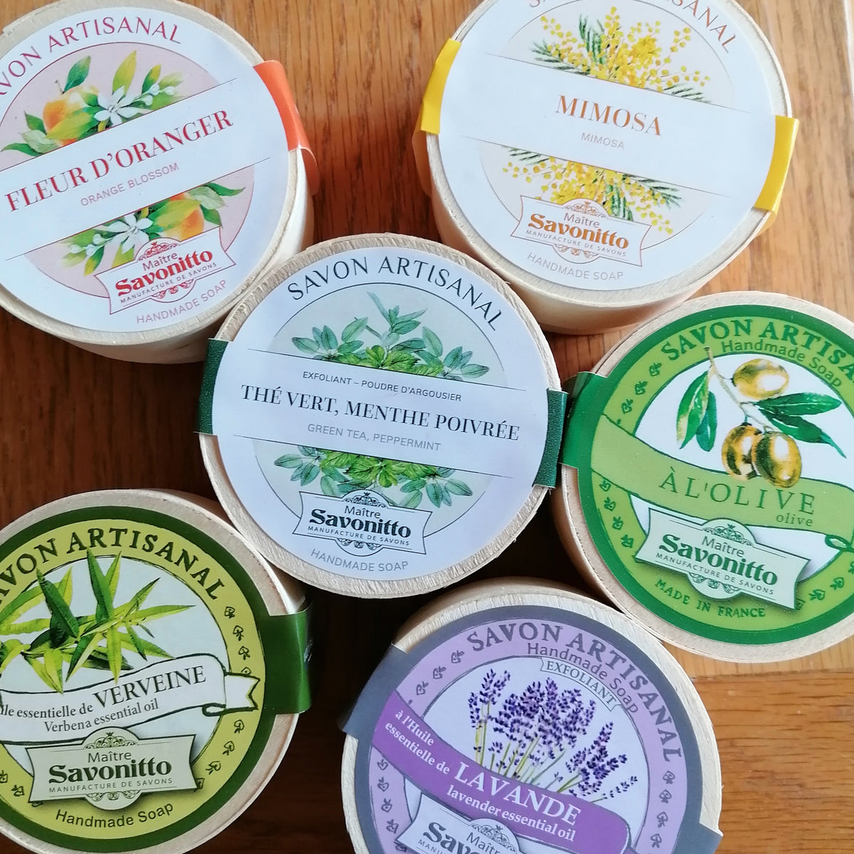 Mimosa Soap in wooden box - New! – Made in Provence